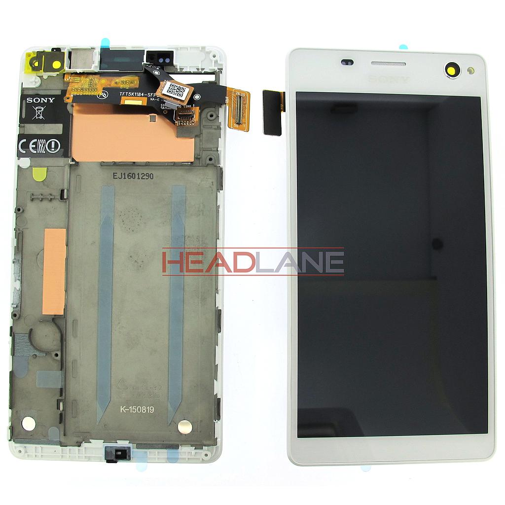 Sony E5303 E5306 Xperia C4 / Dual LCD Display / Screen + Touch - White - A/8CS-59160-0002